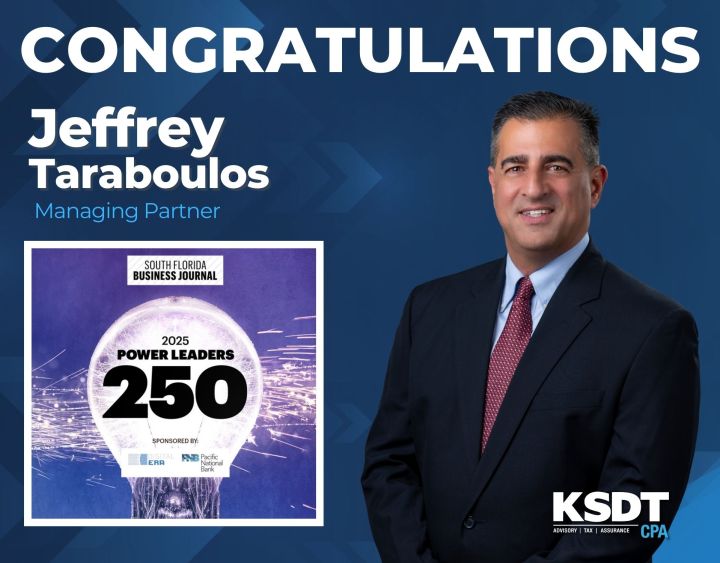 Jeffrey Taraboulos Named to South Florida Business Journal’s 2025 Power ...